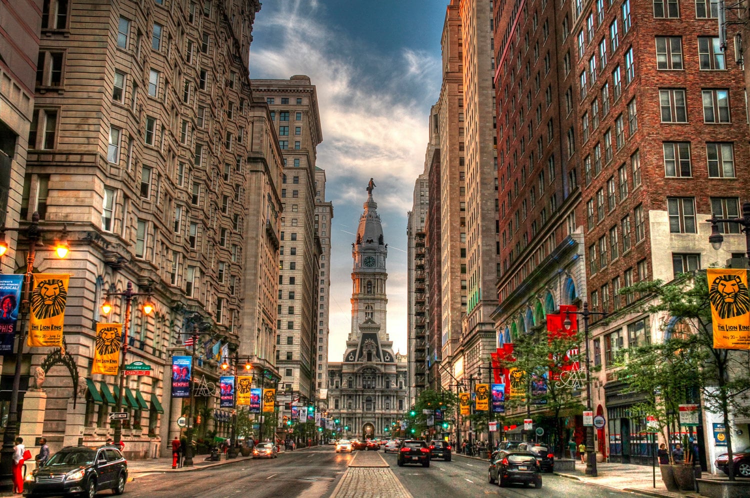 Broad Street City Hall Philadelphia Photograph Twilight Pennsylvania ...