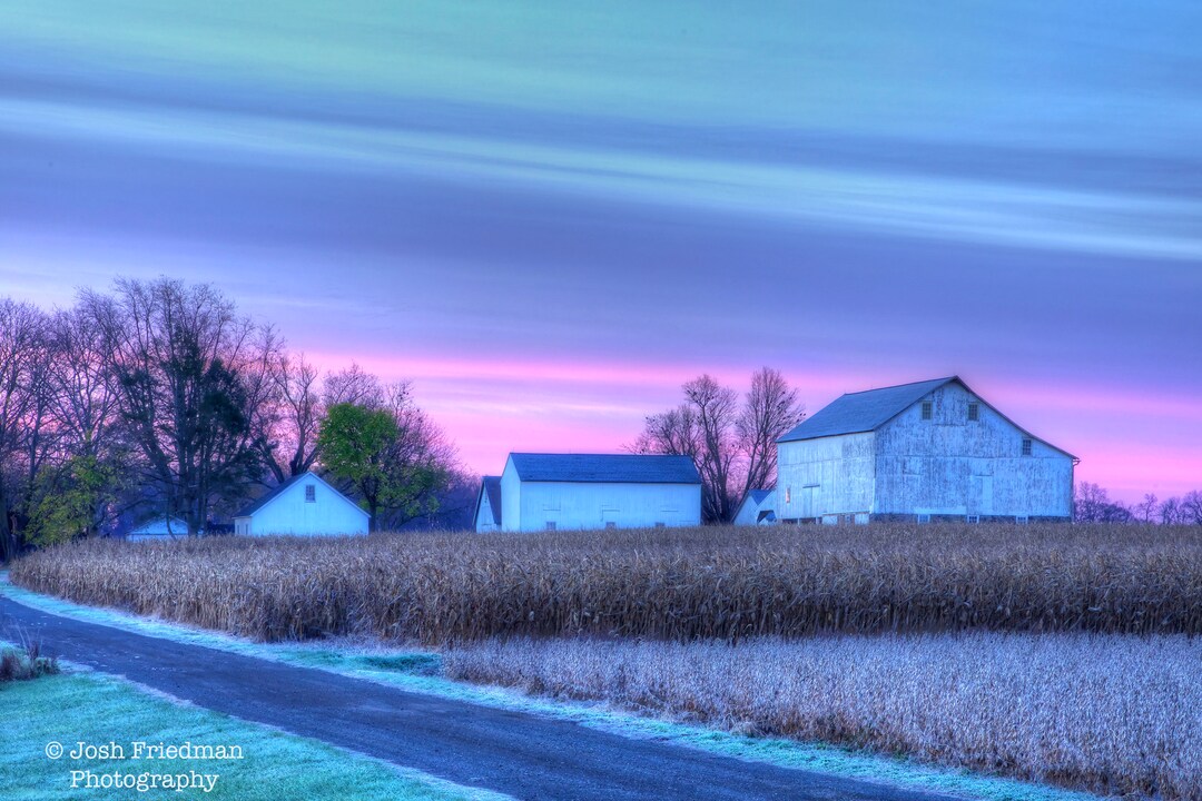 Patterson Farm Before Sunrise Photograph Yardley Bucks County ...