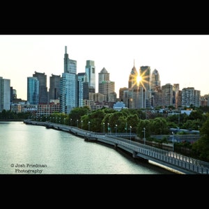 Philadelphia Sunrise Photograph Schuylkill River Trail Boardwalk ...