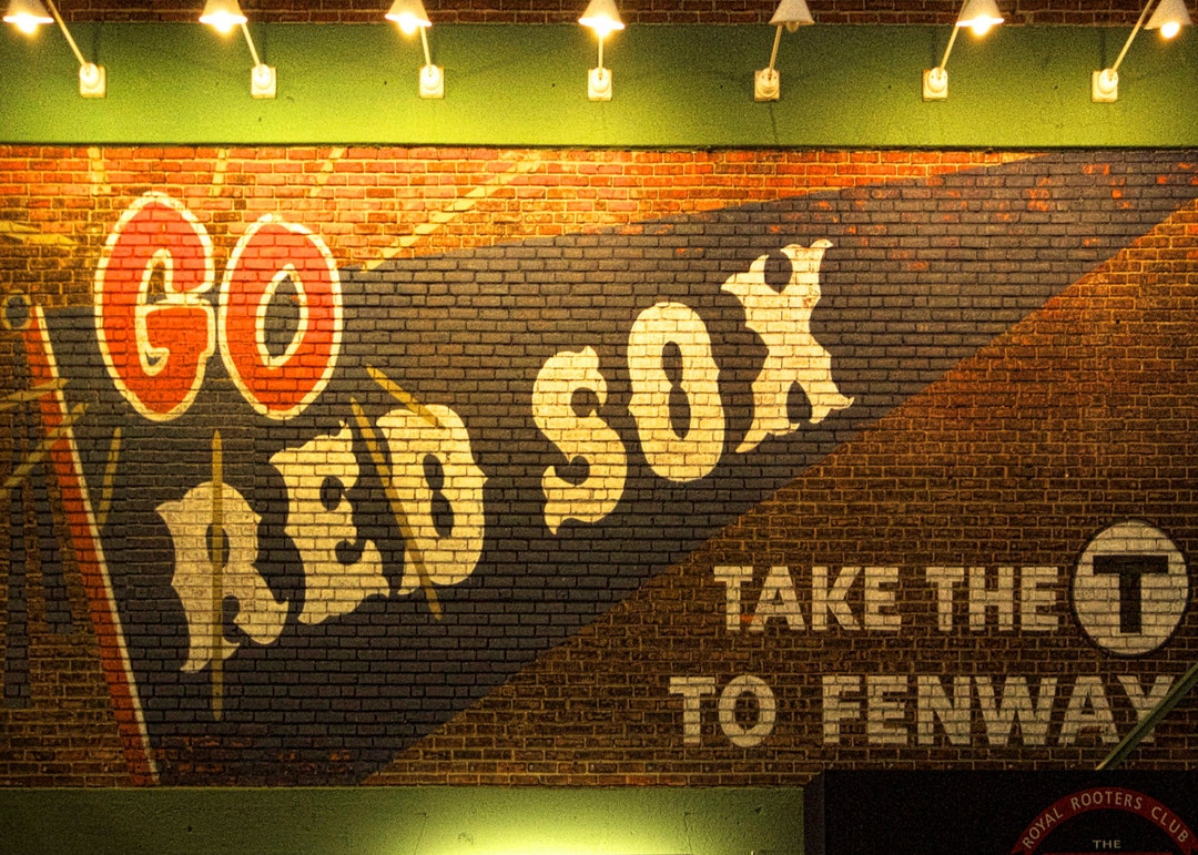 Go Red Sox Baseball Photograph Boston Red Sox Fenway Park Sign Wall ...