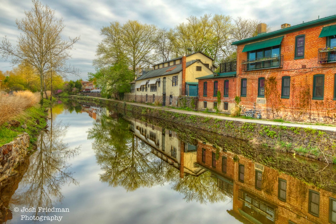 Delaware and Raritan Canal Lambertville Spring Photograph New Jersey D ...