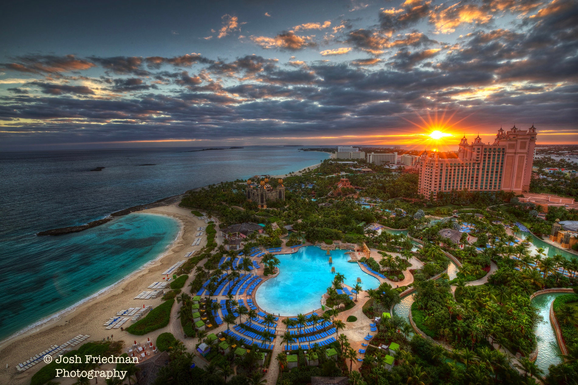 Atlantis Resort Bahamas Sunrise Photograph Paradise Island - Etsy