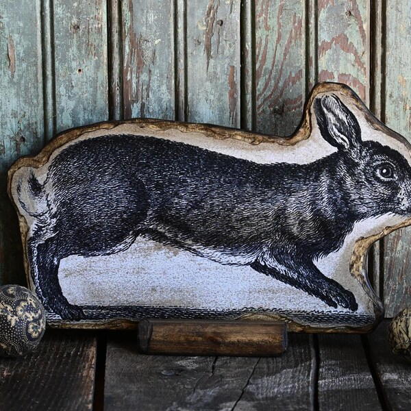 Wooden Bunny Stand - Etsy