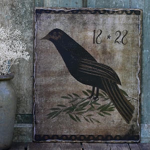 Primitive Crow - Etsy