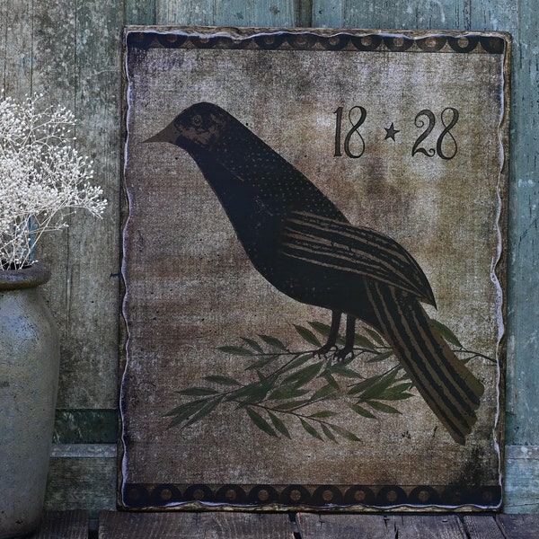 Primitive Crow - Etsy