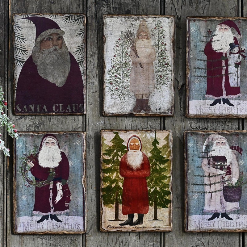 Primitive Santa - Etsy