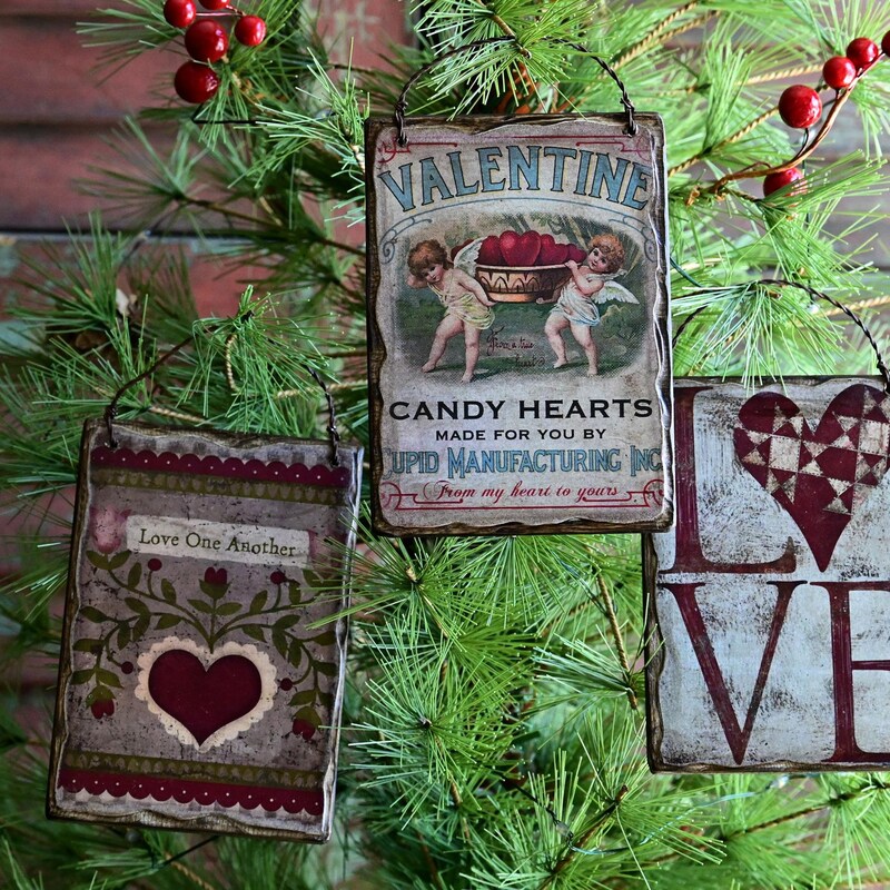 Primitive Hearts - Etsy