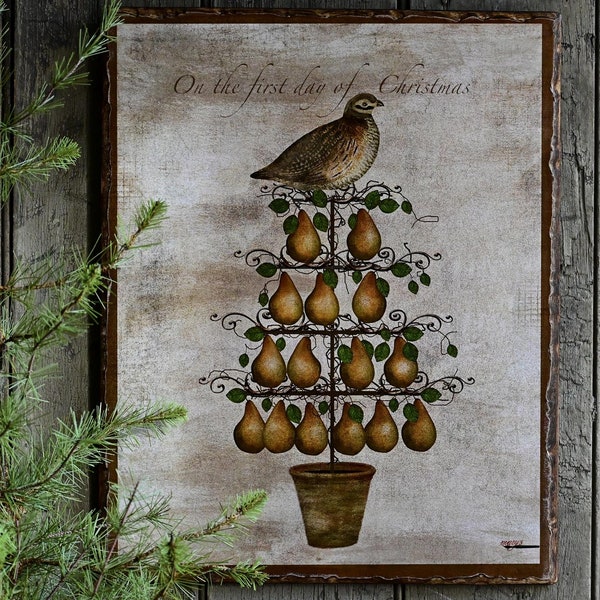 Partridge Pear Tree - Etsy