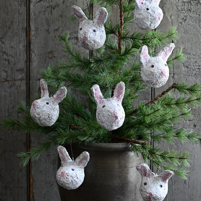 Paper Mache Bunny - Etsy