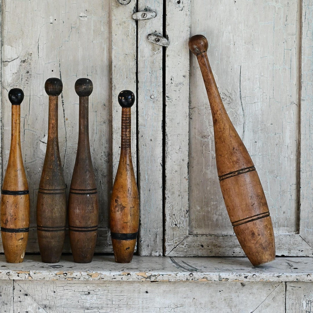 Vintage Wood Indian Juggling Pin, Single Wooden Exercise Pin - Etsy