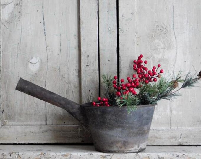 Antique Tin Dipper, Laundry Suds Dipper, Maple Syrup Dipper, Primitive ...