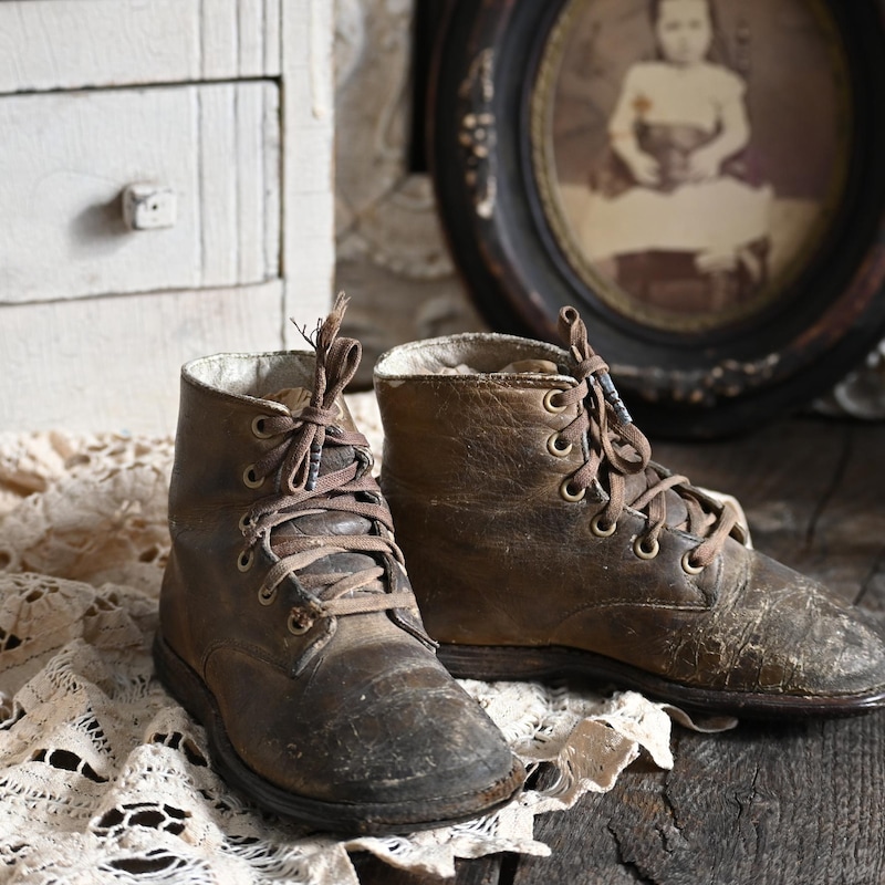 Primitive Leather Boots - Etsy
