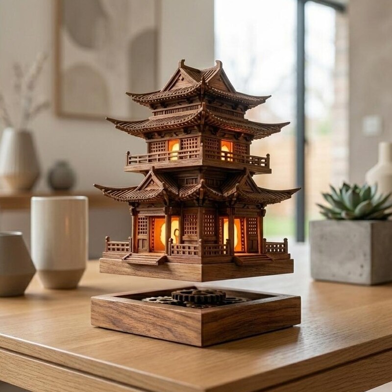 Japanese Desktop Lamp - Etsy UK