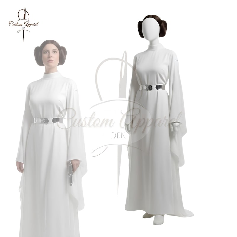 Princess Leia White Dress Costume - Etsy
