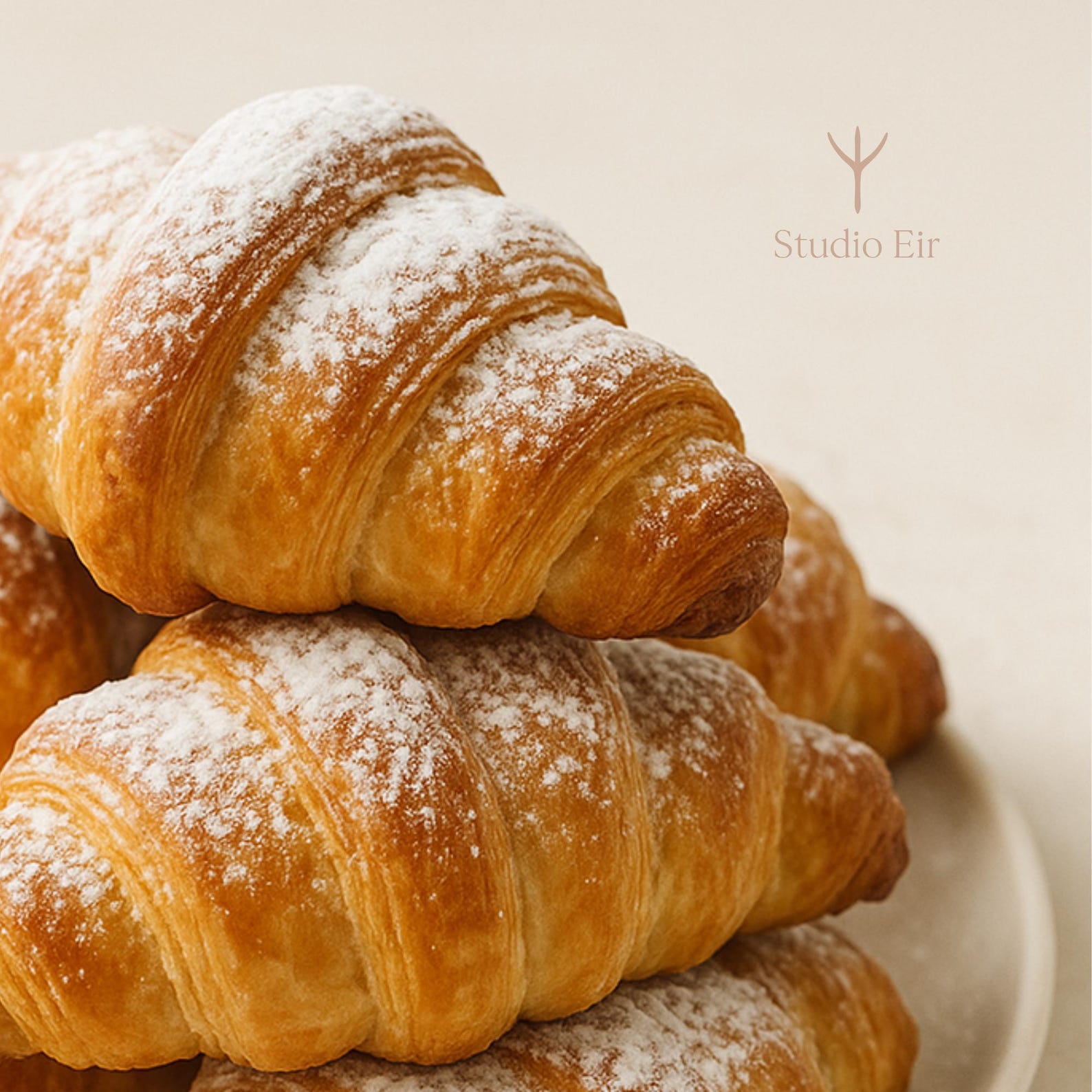Fresh Croissants Food Photography | Bakery Branding Image | Cafe Menu ...