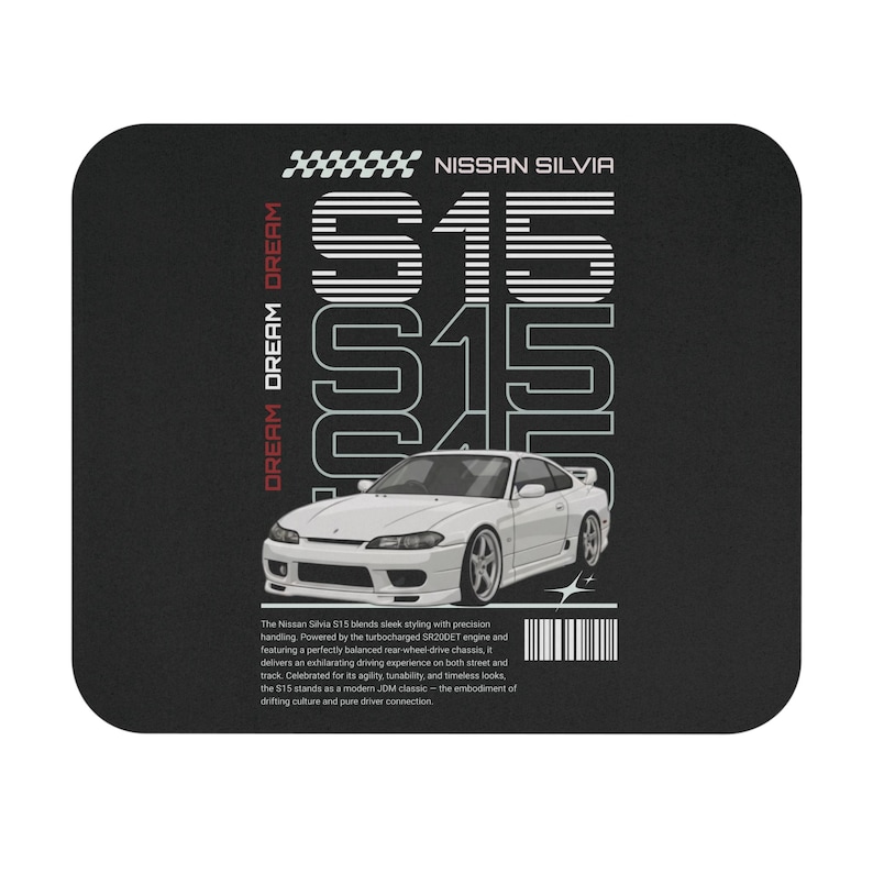 Nissan Silvia S15 Mouse Pad | JDM Drift Desk Mat | SR20DET Silvia ...