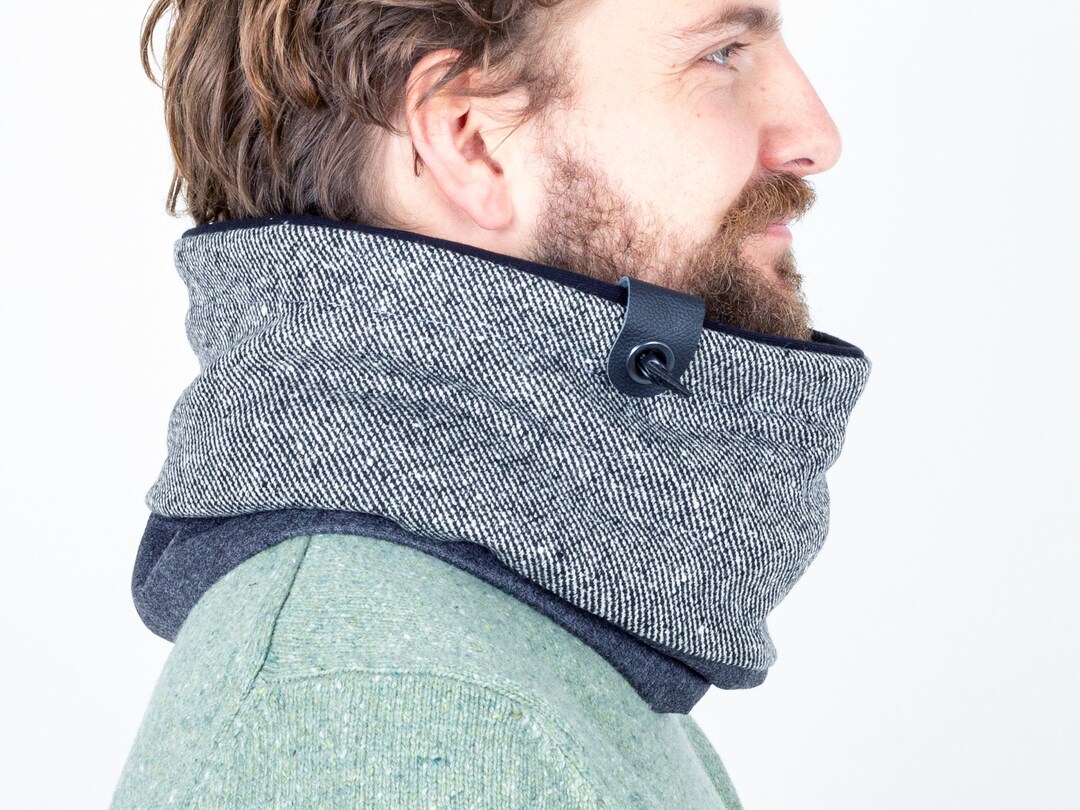 Mens Cowl, Mens Scarf, Gift for Him, Up-cycled Wool Cowl - Etsy