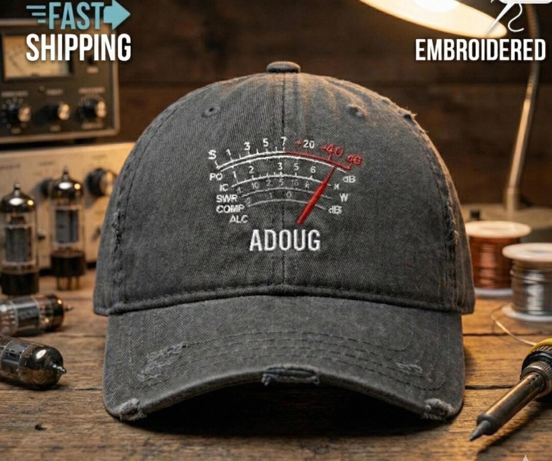 Ham Radio Embroidered Hat - Etsy