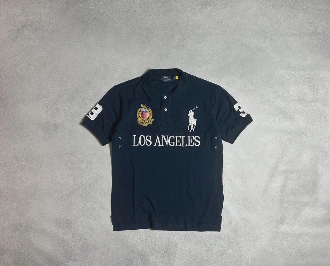 Polo Ralph Lauren Los Angeles USA #3 Polo Shirt Chief Keef Luxury Big ...