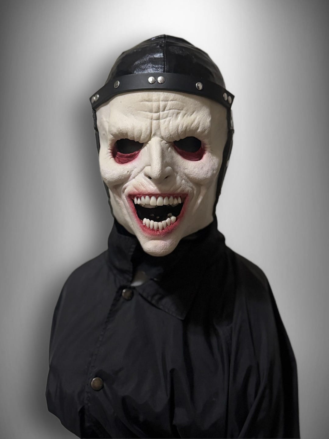 Handmade Jim Root Concept Mask | Slipknot Leather Straps, Horror ...