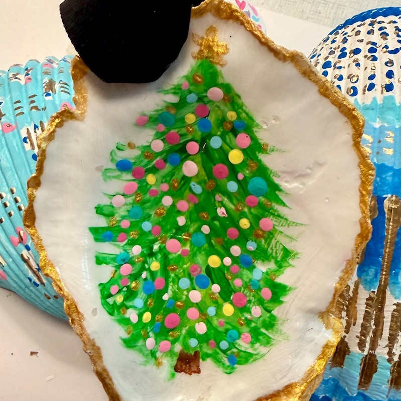 Handpainted Shell Art - Etsy