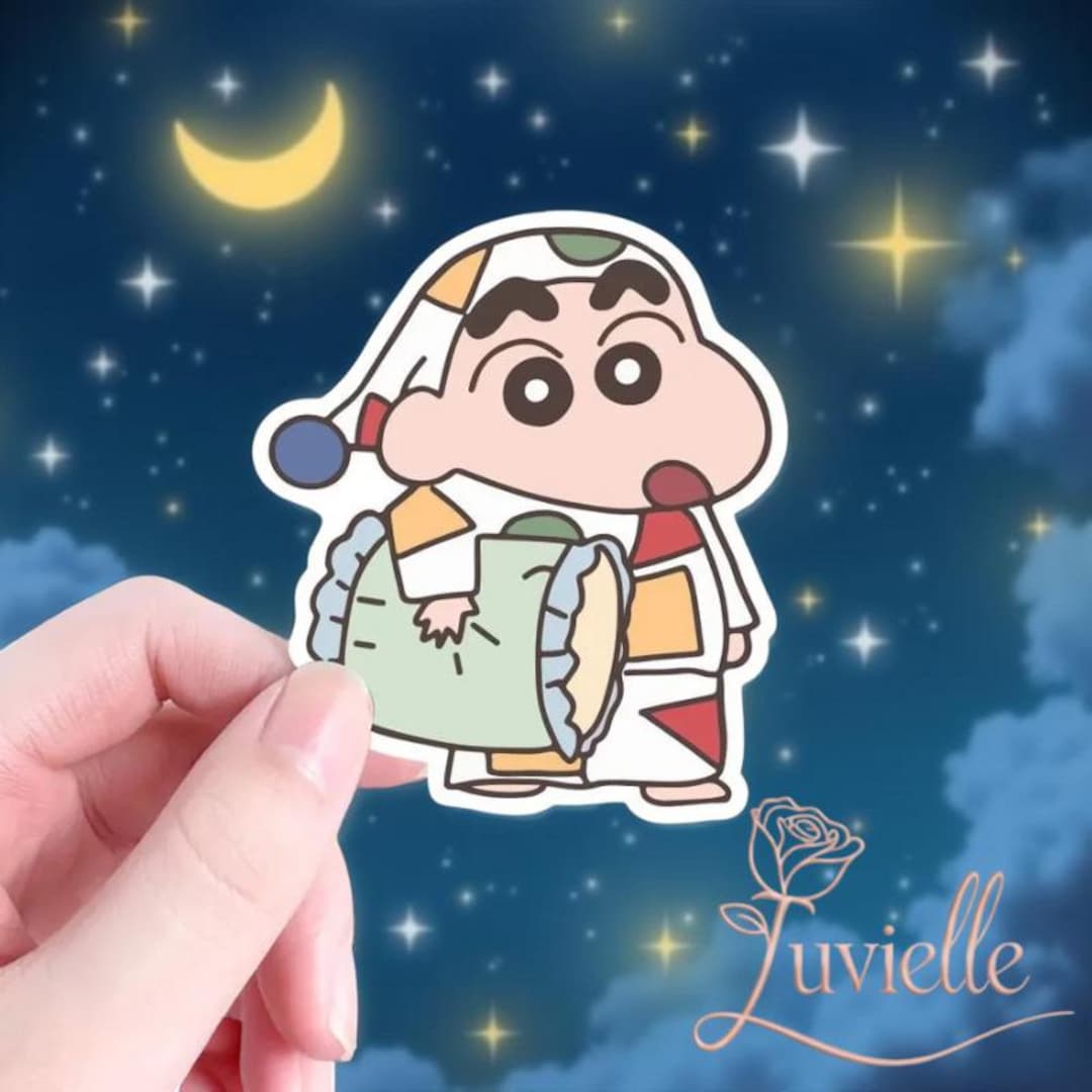 Kawaii Sticker Pack – Shin Chan Anime Vinyl Stickers Set - Etsy