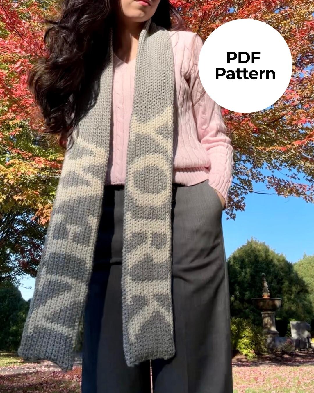 New York Reversible CROCHET SCARF PATTERN (pdf Download and Video ...