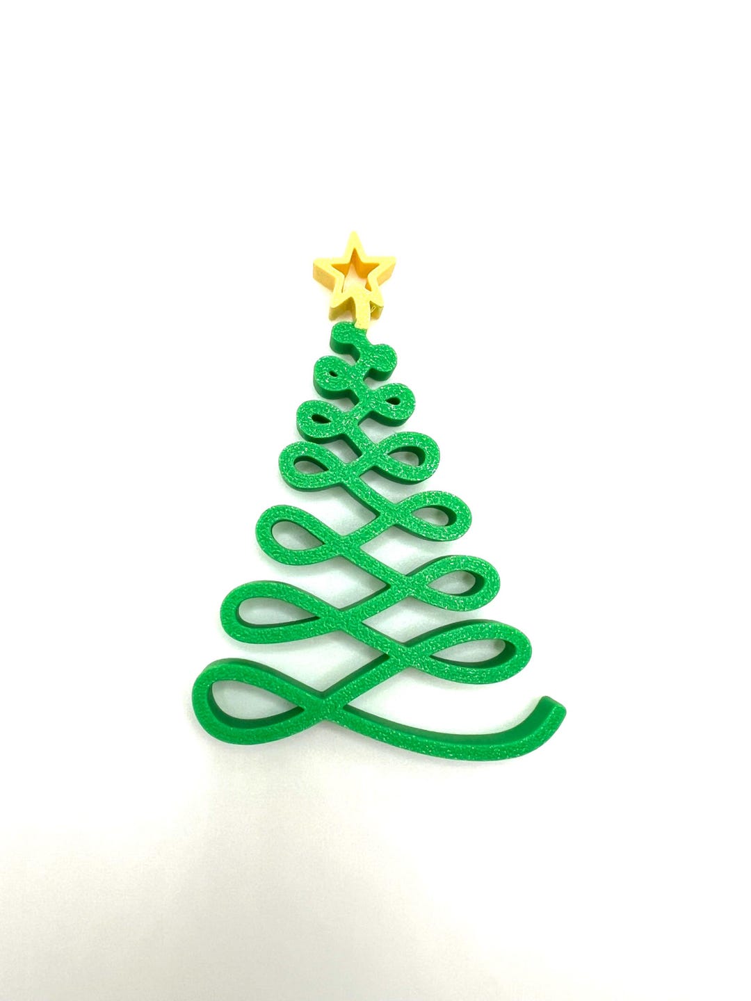 Loopy Evergreen Tree Ornament - Featuring a Flowing Loop Design and ...