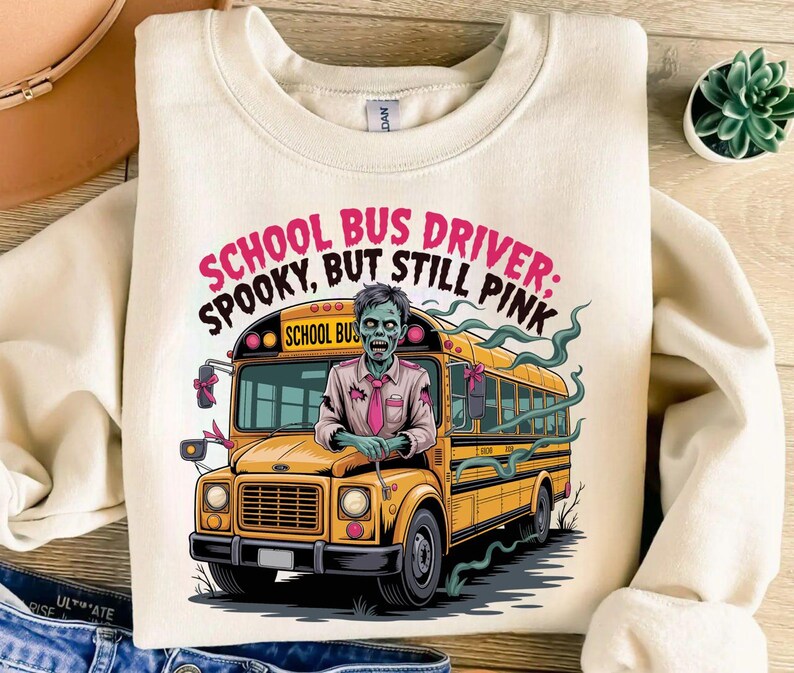 Halloween School Bus Driver PNG Bundle| Tshirt Designs 300 Dpi - Etsy
