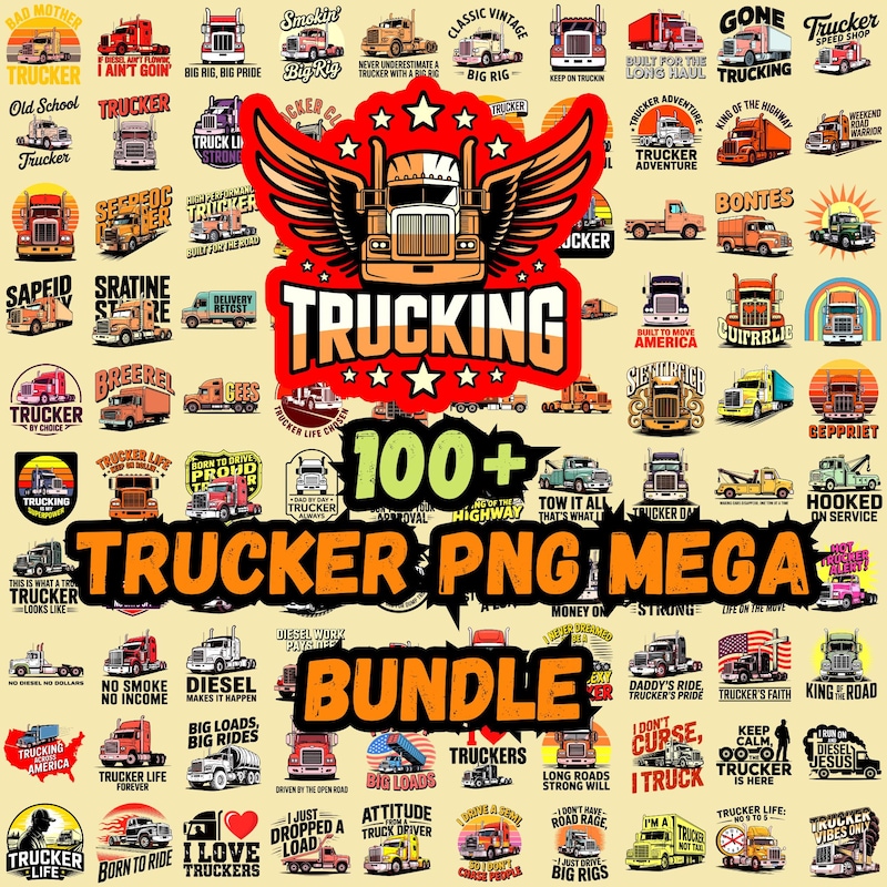 Women Trucking Png - Etsy