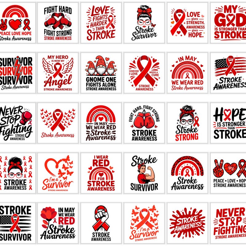 Stroke Awareness - Etsy