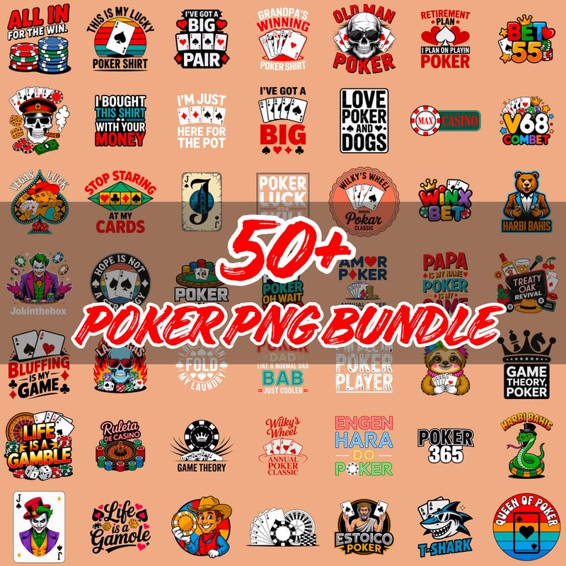 Poker Design Shirts - Etsy UK