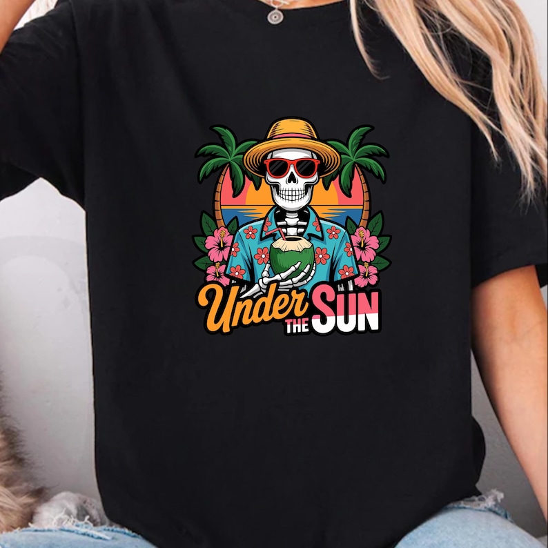 Skeleton PNG SVG Bundle | Funny Beach Clipart | Summer Vibes | 300 Dpi ...