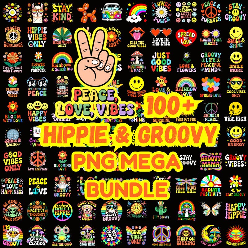 Neutral Groovy Clipart - Etsy UK
