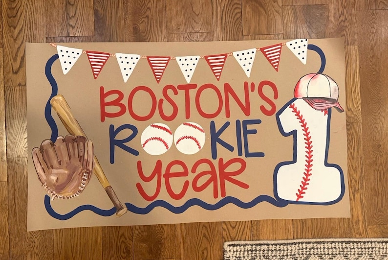 Baseball Birthday Banner - Etsy