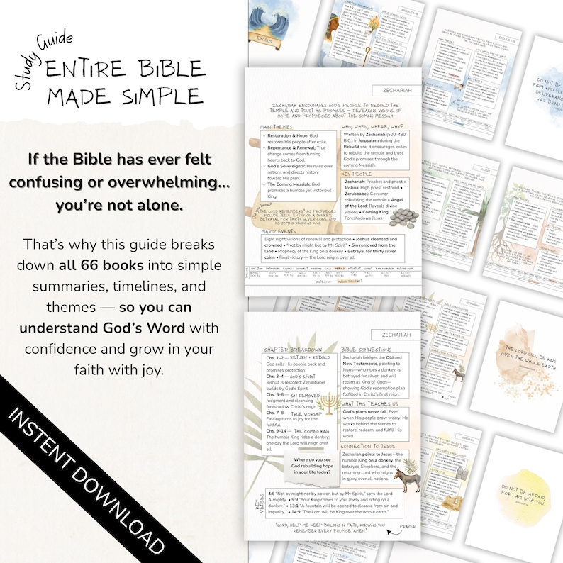 Entire Bible Made Simple Bible Study Guide, Download PDF, Printable for ...