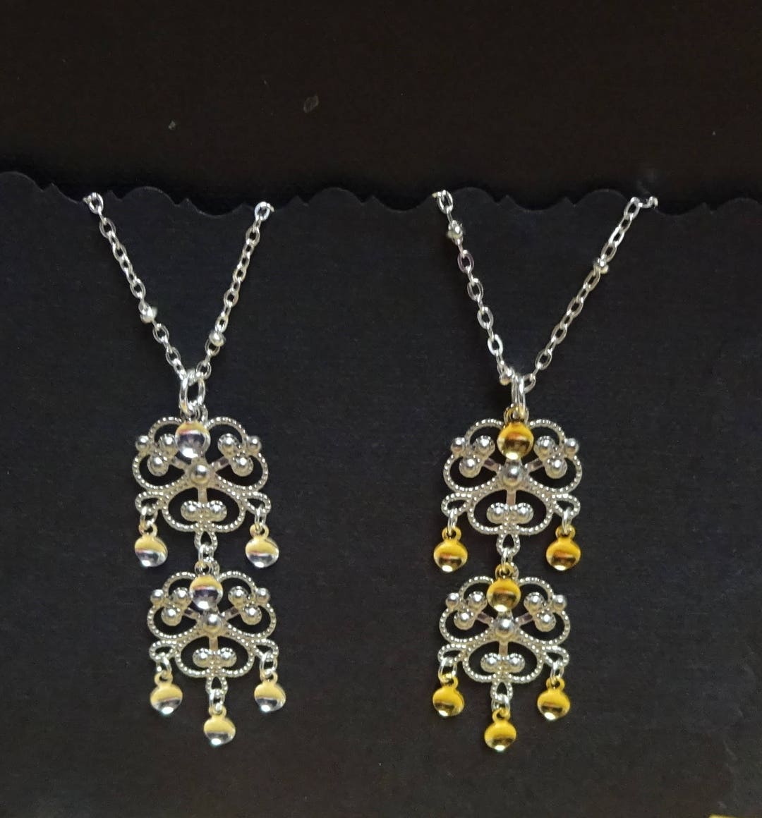 Melkorka - Traditional Norwegian Sølje Style Filigree Silver Plated ...