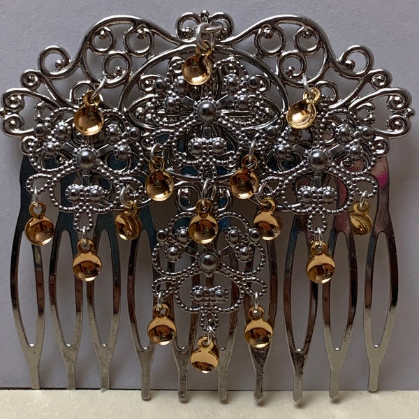 Filigree Hair Comb - Etsy