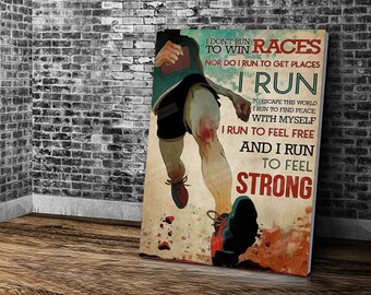 Runner Gift Poster - Etsy