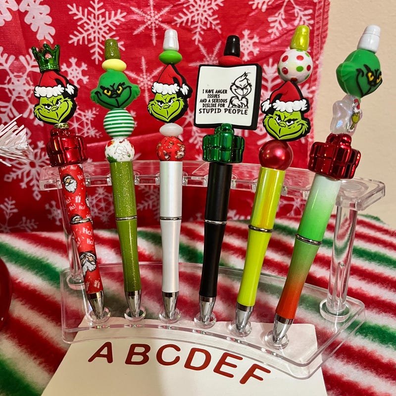 Grinch Pens - Etsy