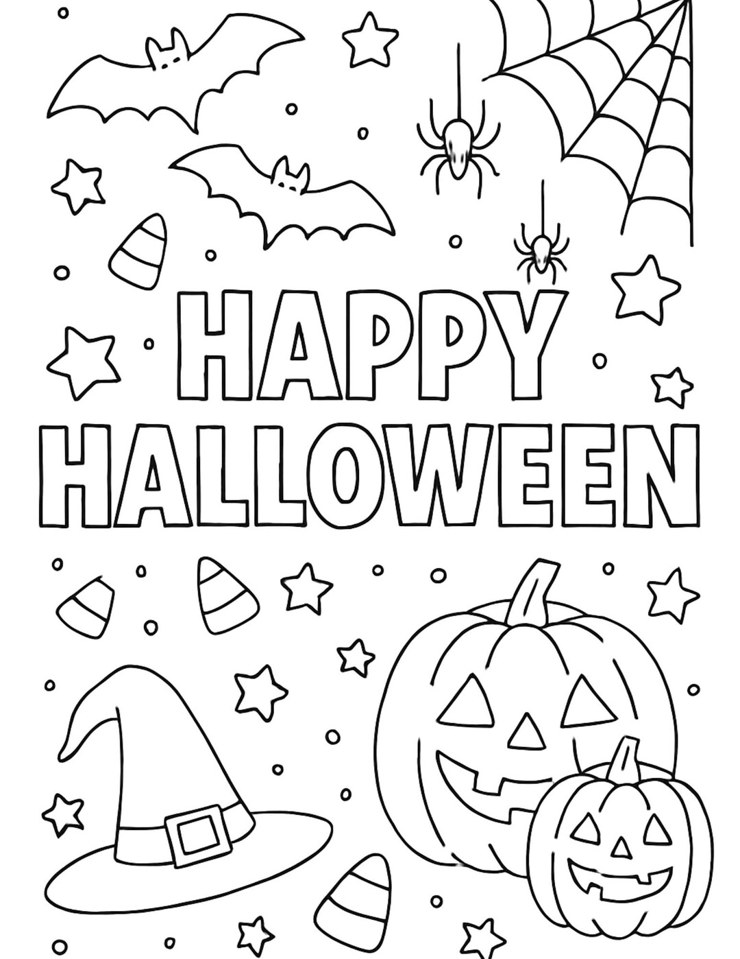 Spooky Season Coloring Book | Halloween Printables | Witches, Ghosts ...