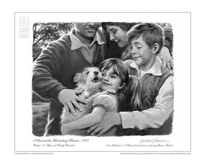 I SURVIVED the Hindenburg Disaster Art Print, Archival Quality, Chap.17 ...