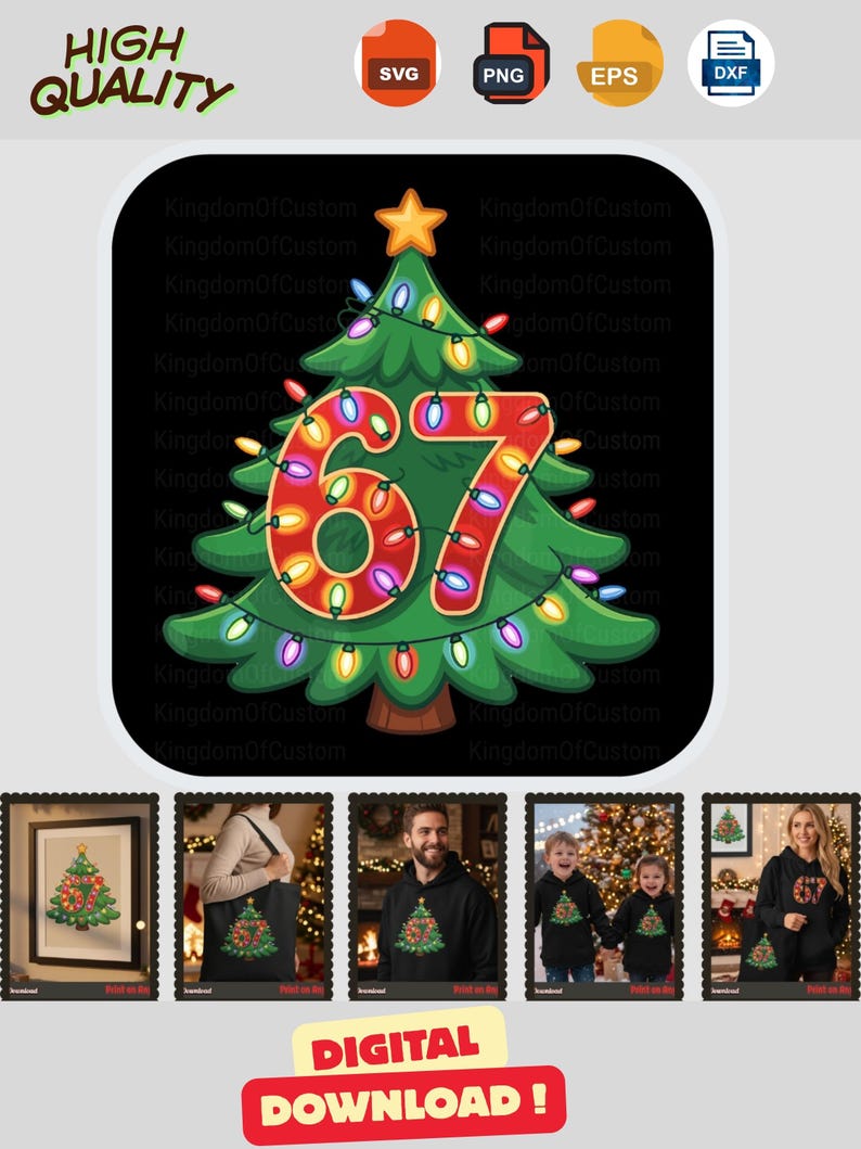 Christmas 67 SVG, 67th Birthday Shirt PNG, 67th Anniversary Gift ...