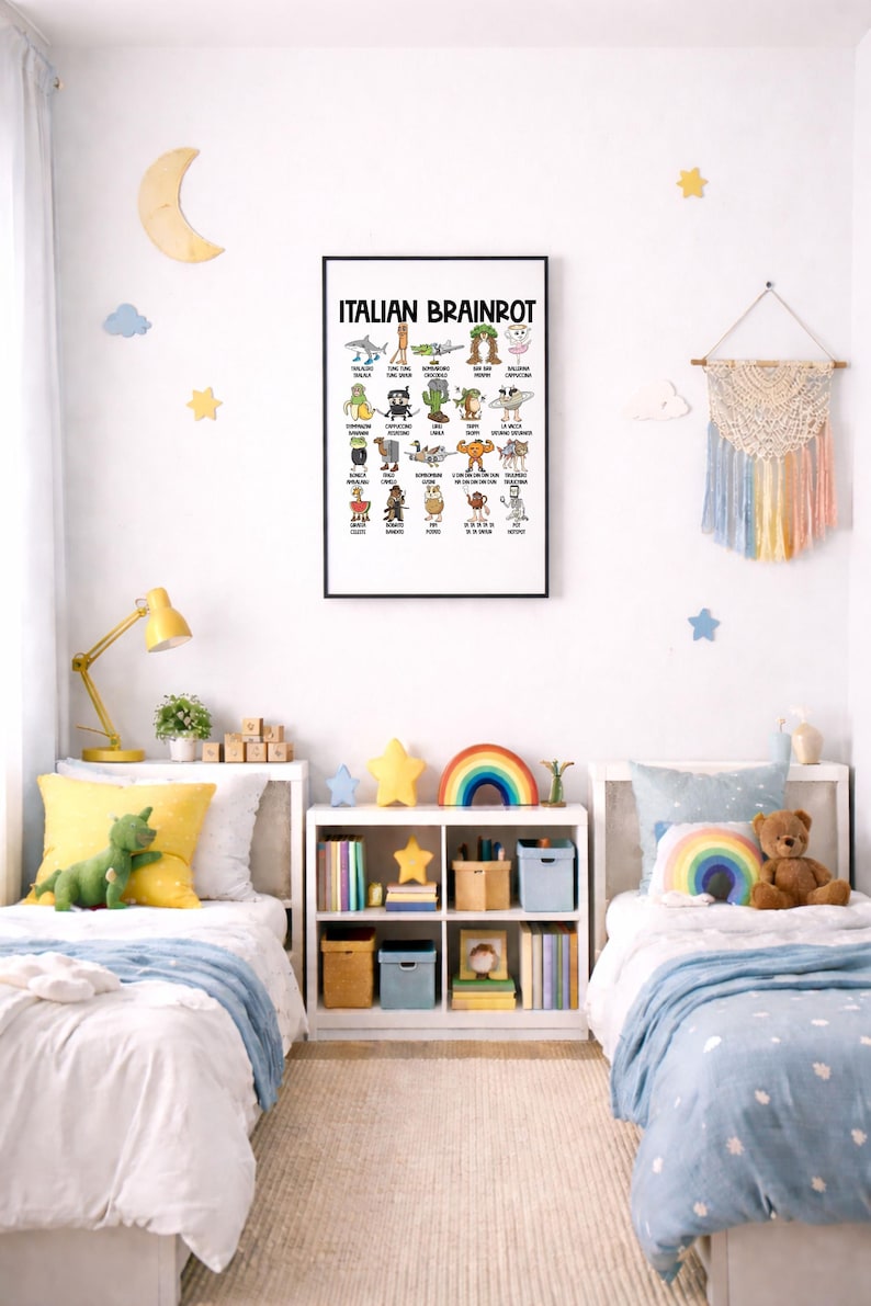 Italian Brainrot Characters PNG SVG Sticker Collage, Funny Meme Cartoon ...