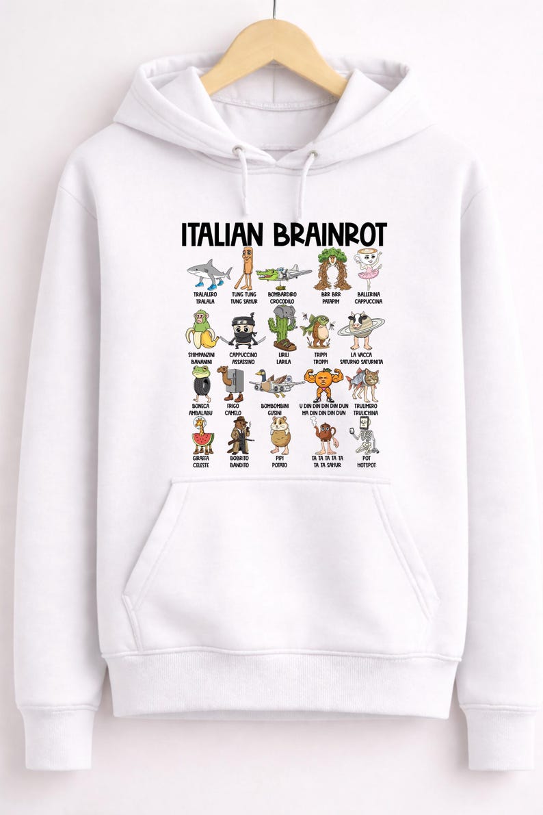Italian Brainrot Meme Clipart, PNG SVG Sticker Bundle (digital Download ...