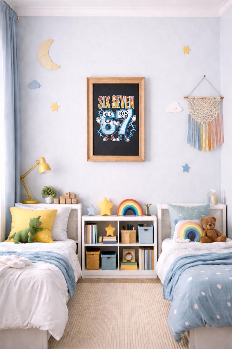 Italian Brainrot Six Seven 67 Meme Cartoon SVG, 6-7 Shirt Design, Kids ...