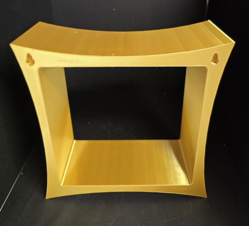 Atomic Modern Design Wall Shelf Mid Century - GOLD - Etsy
