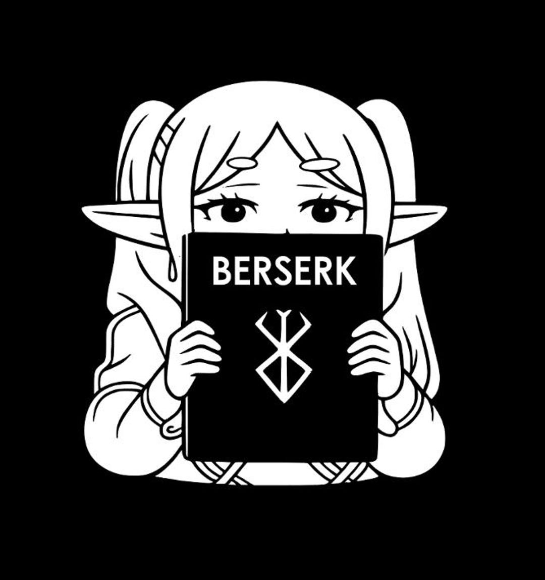 Frieren Holding Berserk Car Decal - Etsy