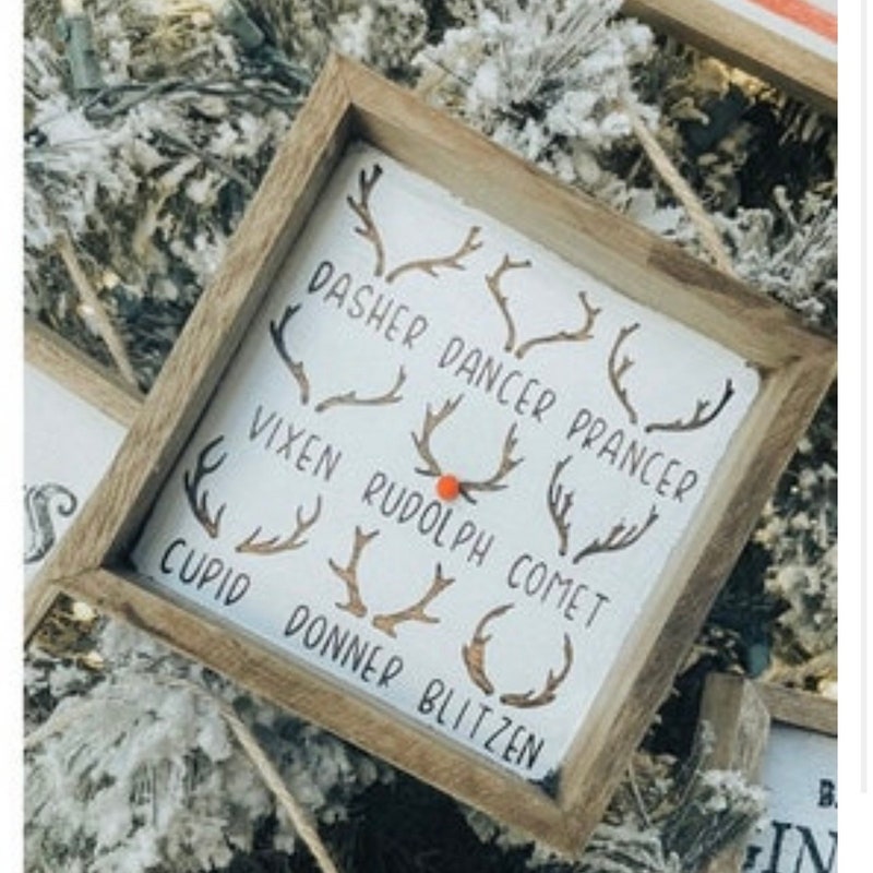 Mini Christmas Signs - Etsy