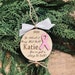 Cancer Ribbon Ring the Bell Chemo Ornament Personalized Engraved Custom ...